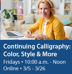 Spring 2021 H&H Continuing Calligraphy | ILR at FCC